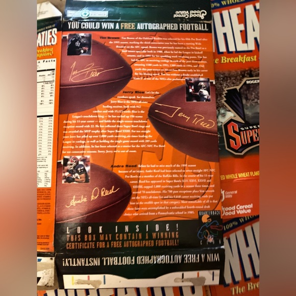 Wheaties | Toys | Wheaties Collectible Cereal Boxes Joe Namath Staubach ...
